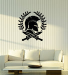Spartan Warrior Vinyl Wall Decal Swords Ancient Greece World Stickers ...