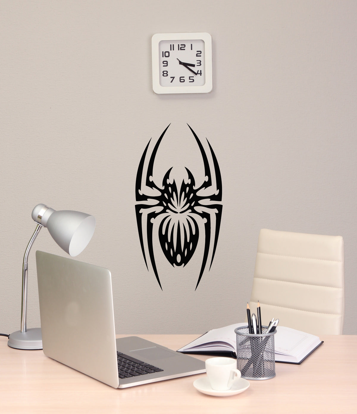 Vinyl Wall Decal Big Spider Insect Predator Gothic Style Stickers Mura ...