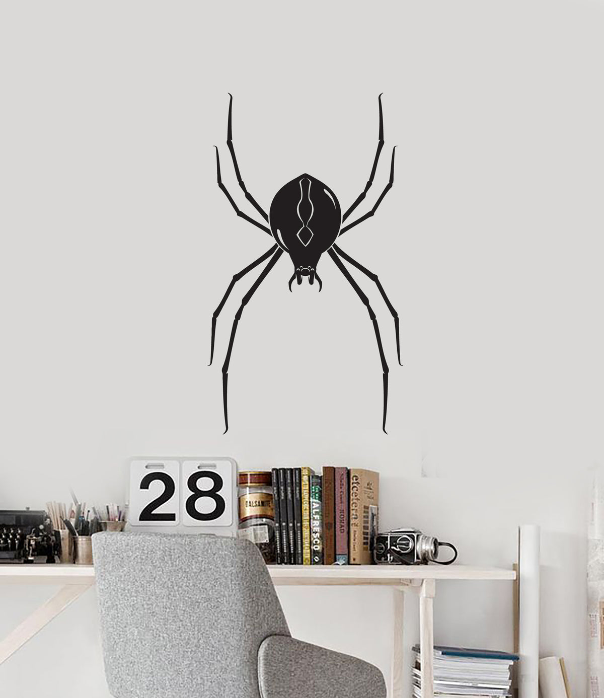 Vinyl Wall Decal Spider Representative Predator Insect Beetle Stickers ...