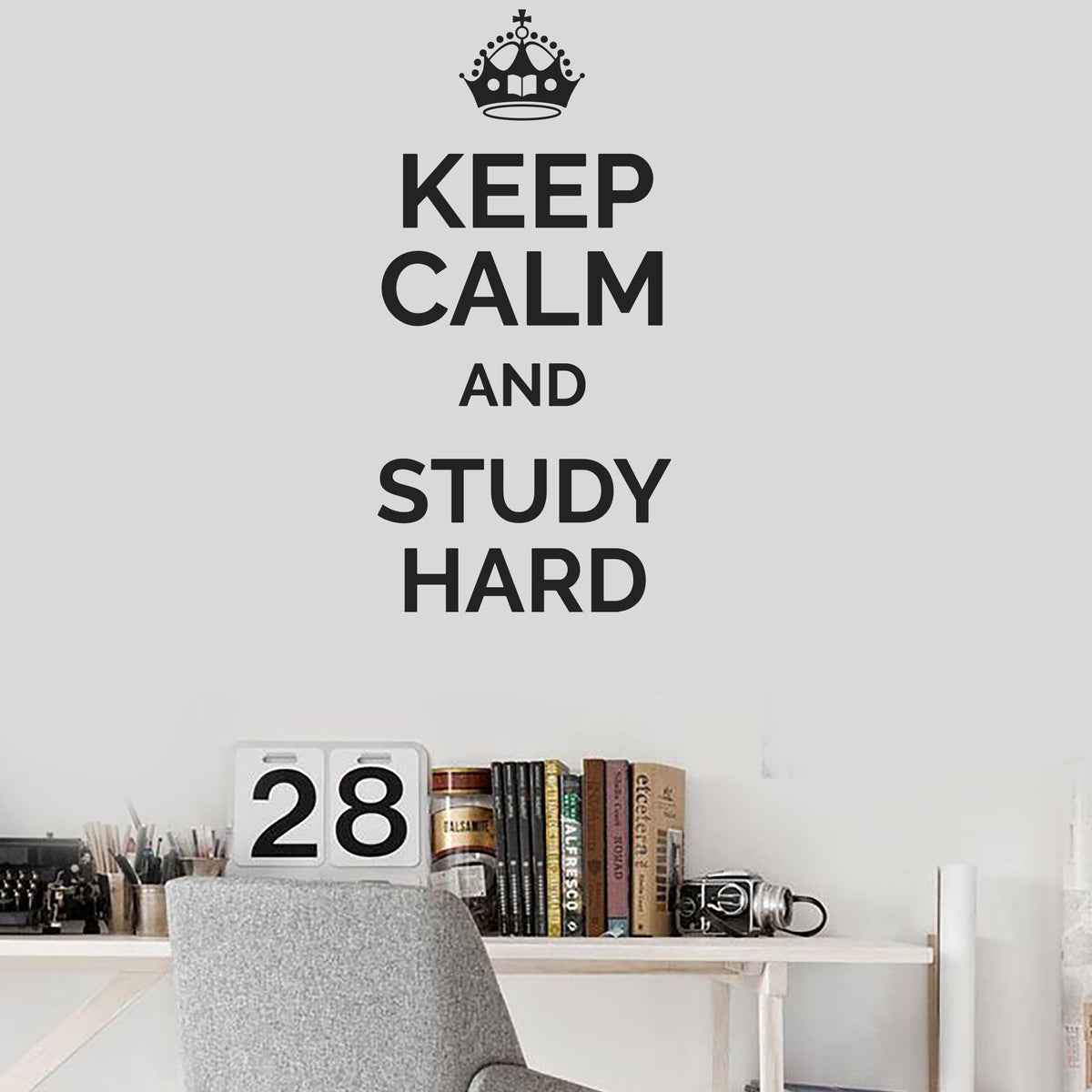 Vinyl Wall Decal Study Quote School Classroom Decor Art Interior Stick ...