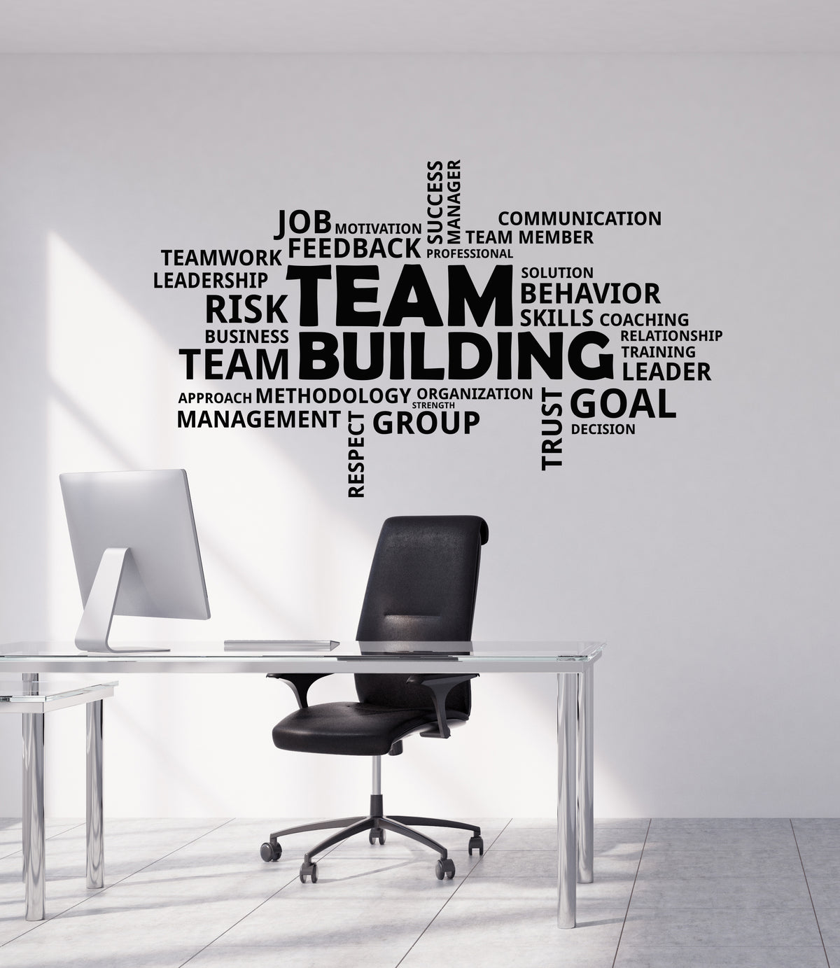 Vinyl Wall Decal Team Building Teamwork Work Business Office Room Stic ...