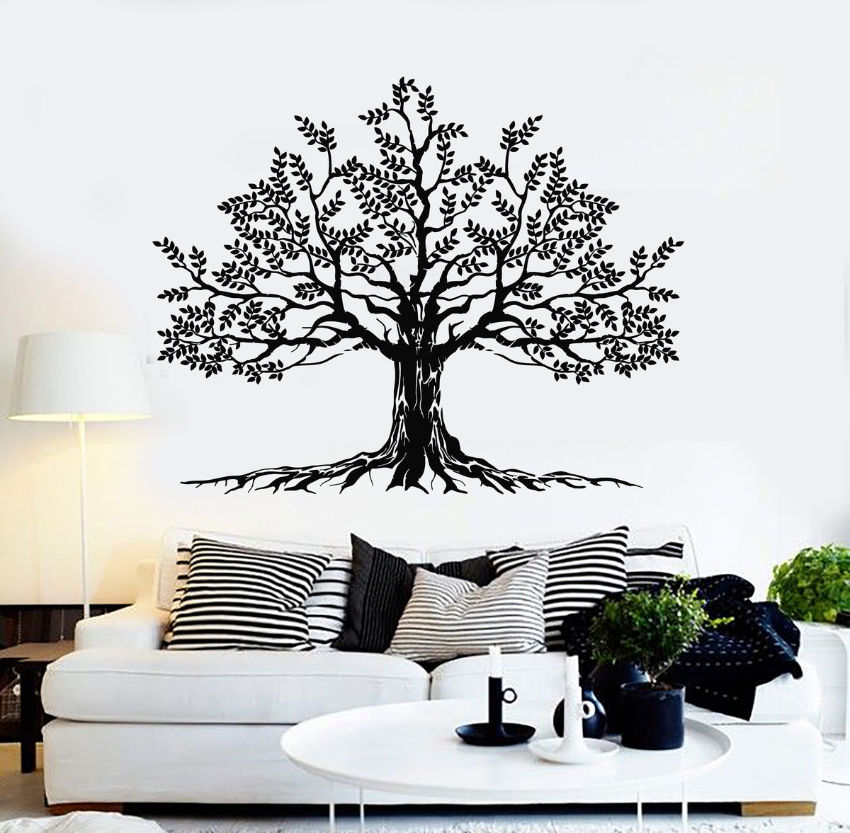 Black Tree Wall Stickers