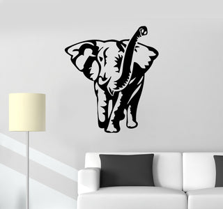 Vinyl Wall Stickers African Elephant Animal Tribal Decor Decal Mural U ...
