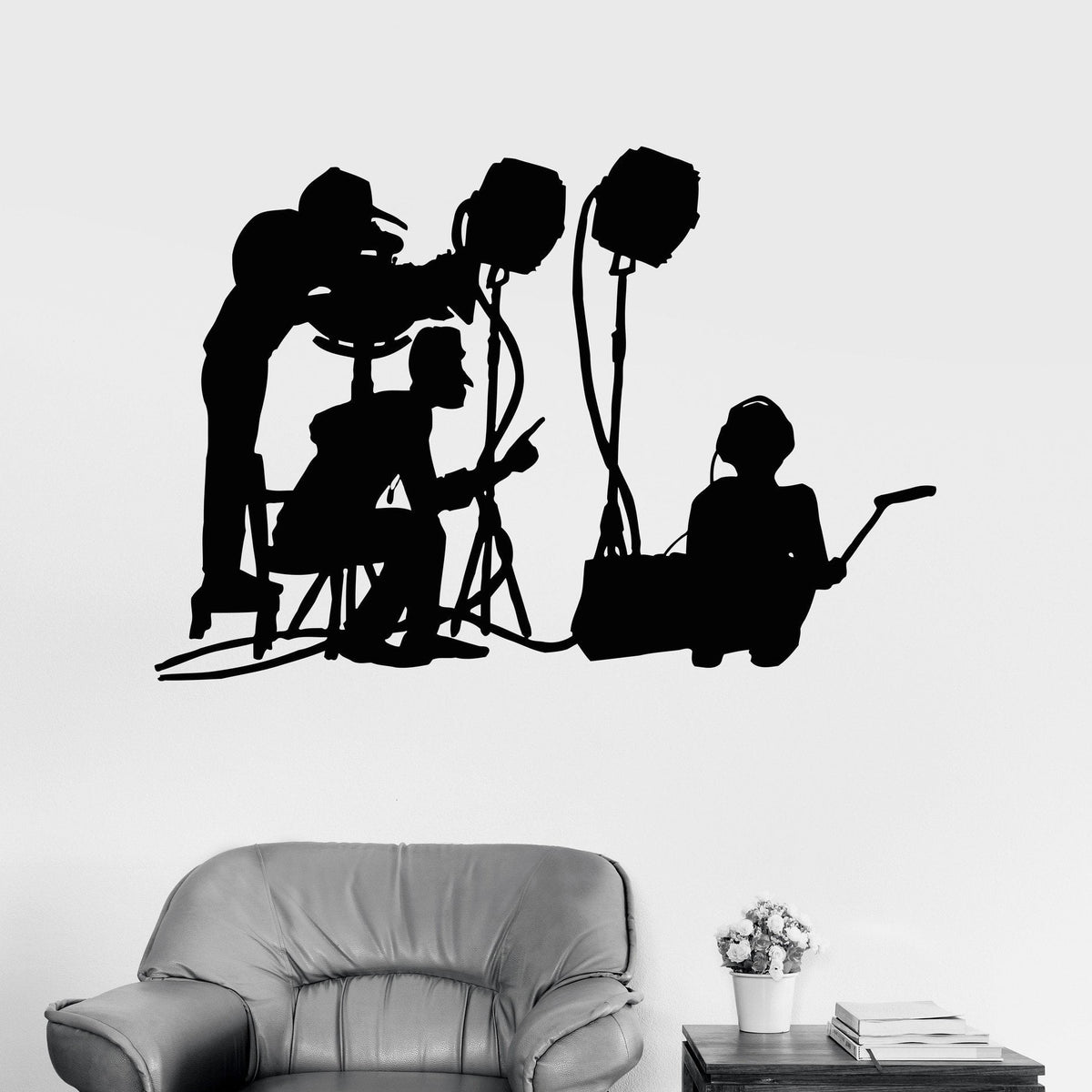 Vinyl Wall Decal Film Crew Movie Cinema Art Filming Room Decal Unique ...