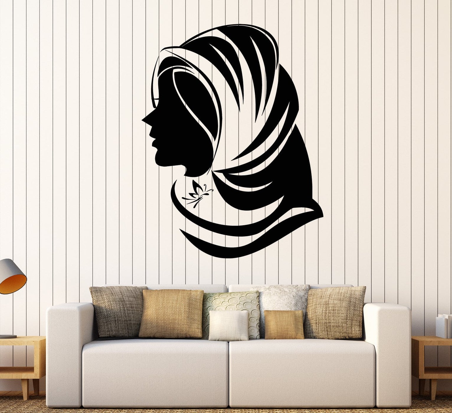 Vinyl Wall Decal Islam Muslim Clothes Shop Girl Hijab Stickers (2577ig ...