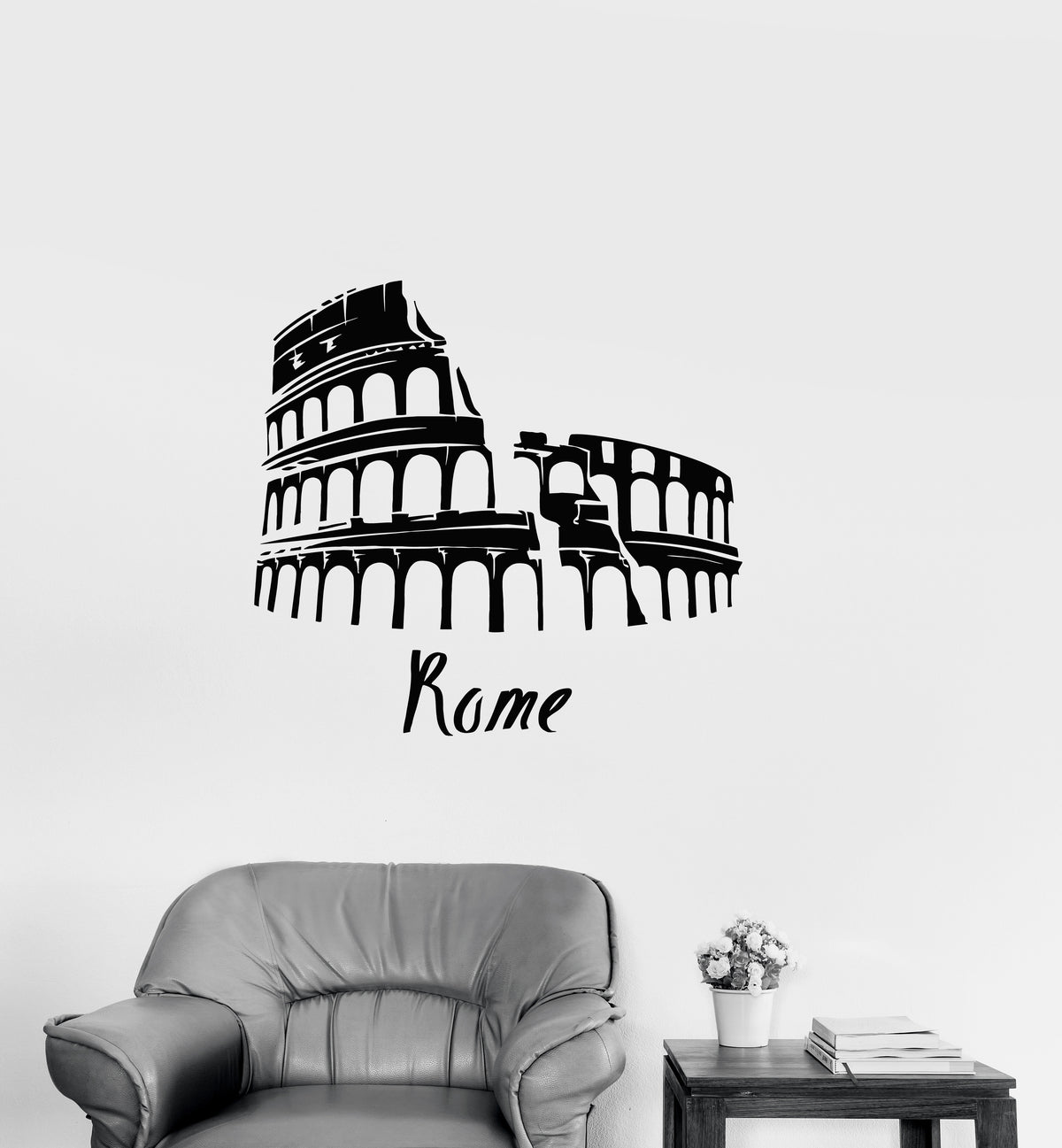 Vinyl Wall Decal Rome Colosseum Sight Ancient Ruins Stickers (3419ig ...