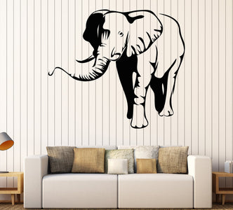 Vinyl Wall Decal Elephant African Animal Zoo Children's Room Stickers ...
