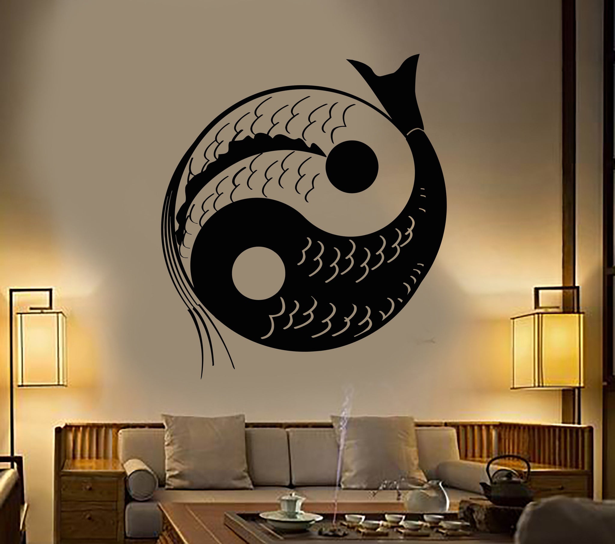 Custom Yin Yang Stickers And Wall Decals Collection — Wallstickers4you