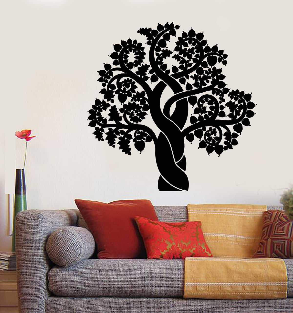 Vinyl Wall Decal Bonsai Asian Japanese Dwarf Tree Garden Hobbies Stick ...