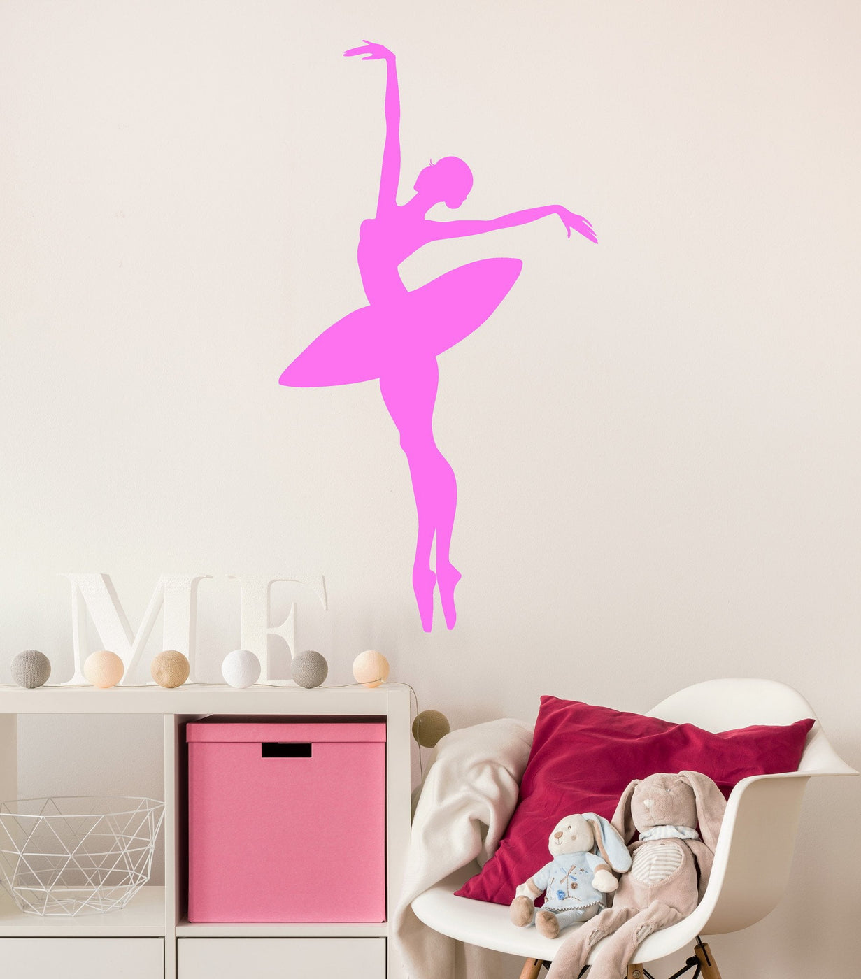 Vinyl Wall Decal Ballet Dancer Ballerina Girl Dance Stickers Unique Gi ...