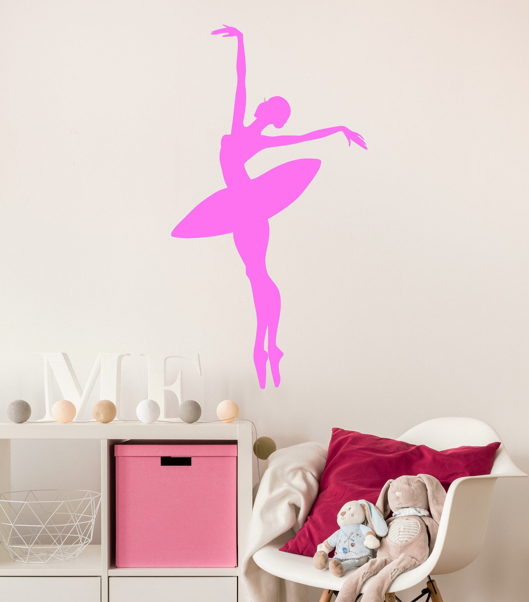 Vinyl Wall Decal Ballet Dancer Ballerina Girl Dance Stickers Unique Gi ...