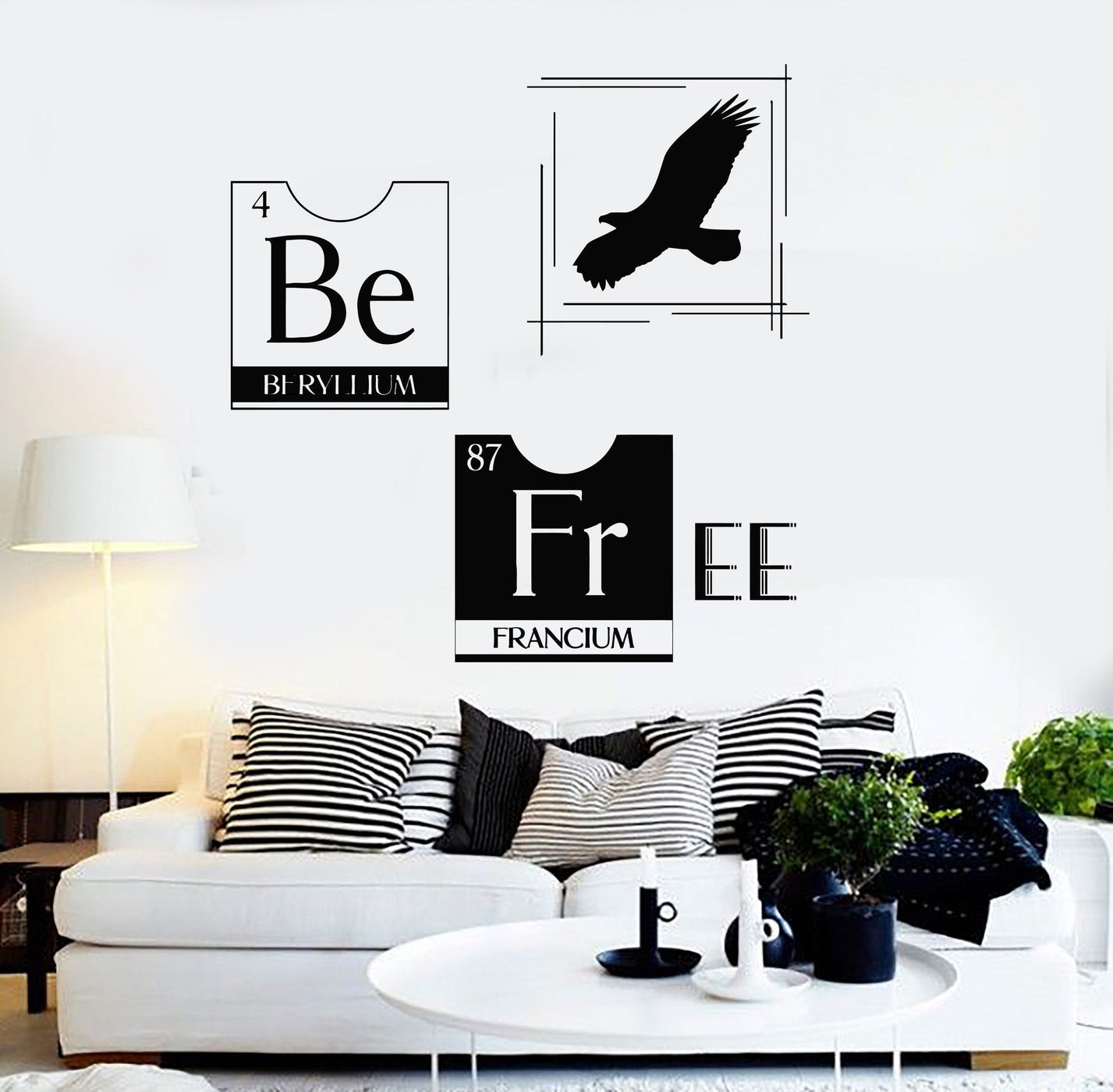 Vinyl Wall Decal Be Free Bird Freedom Stickers Mural Unique Gift (ig44 ...