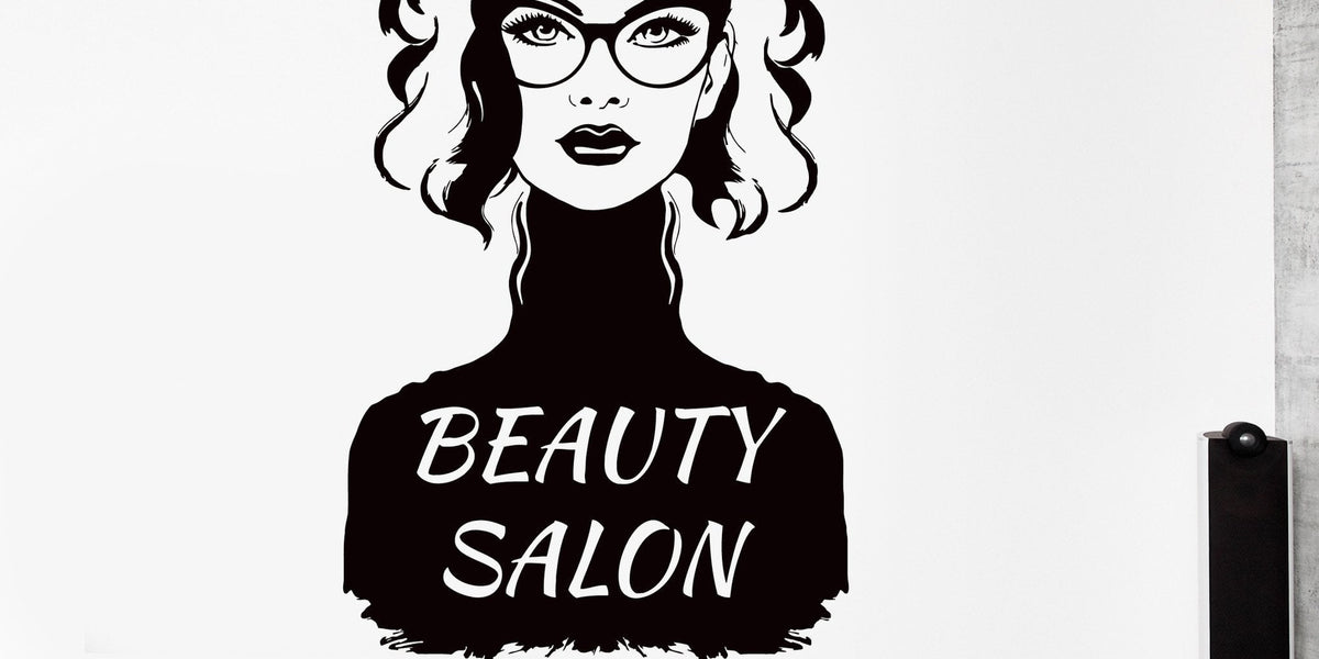 Vinyl Wall Decal Beauty Salon Fashion Style Woman Stickers Unique Gift ...