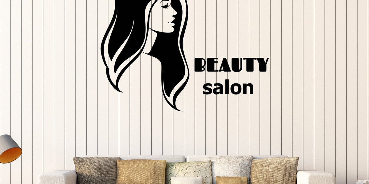 Vinyl Wall Decal Beauty Salon Spa Woman Girl Style Stickers Unique Gif ...