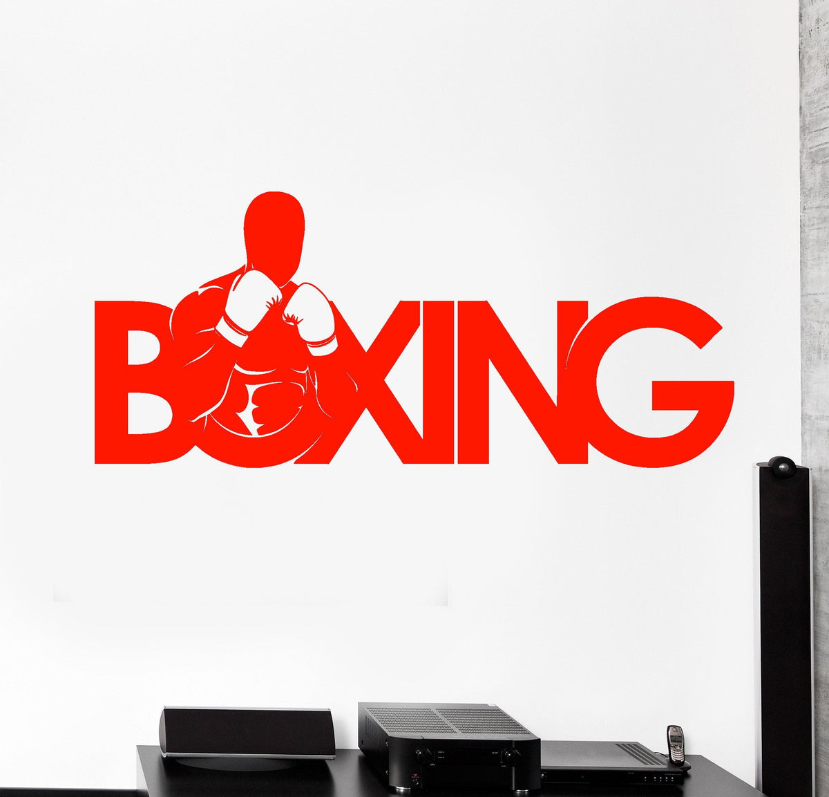 Vinyl Wall Decal Sport Boxer Boxing Gym Fighter Fight Stickers Unique ...