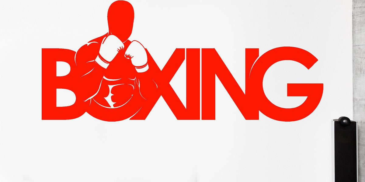 Vinyl Wall Decal Sport Boxer Boxing Gym Fighter Fight Stickers Unique ...