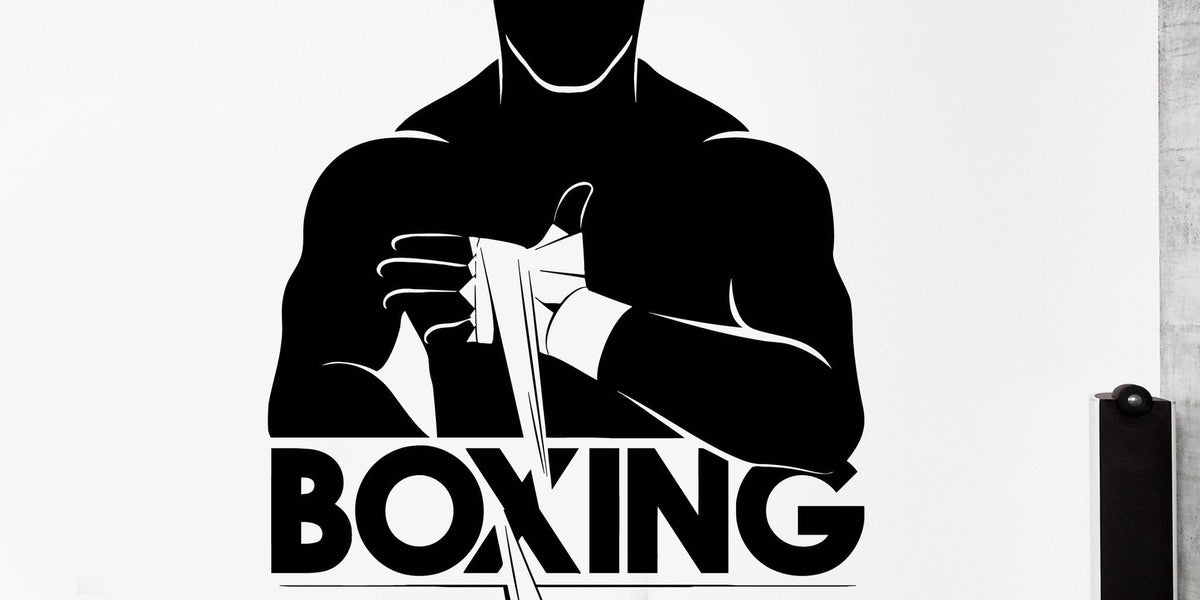 Vinyl Wall Decal Boxing Boxer Fight Club Fighter Stickers Unique Gift ...