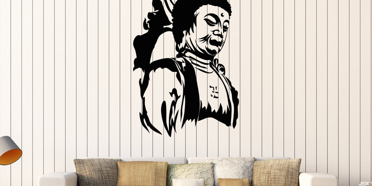 Vinyl Wall Decal Buddha Religion Buddhism Stickers Mural Unique Gift ...