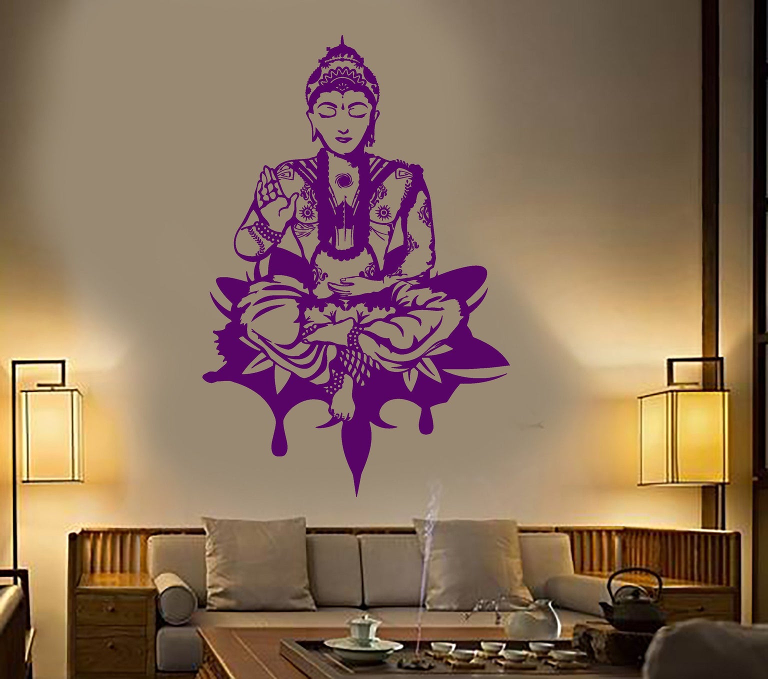 Custom Buddha Stickers And Wall Decals Collection — Wallstickers4you