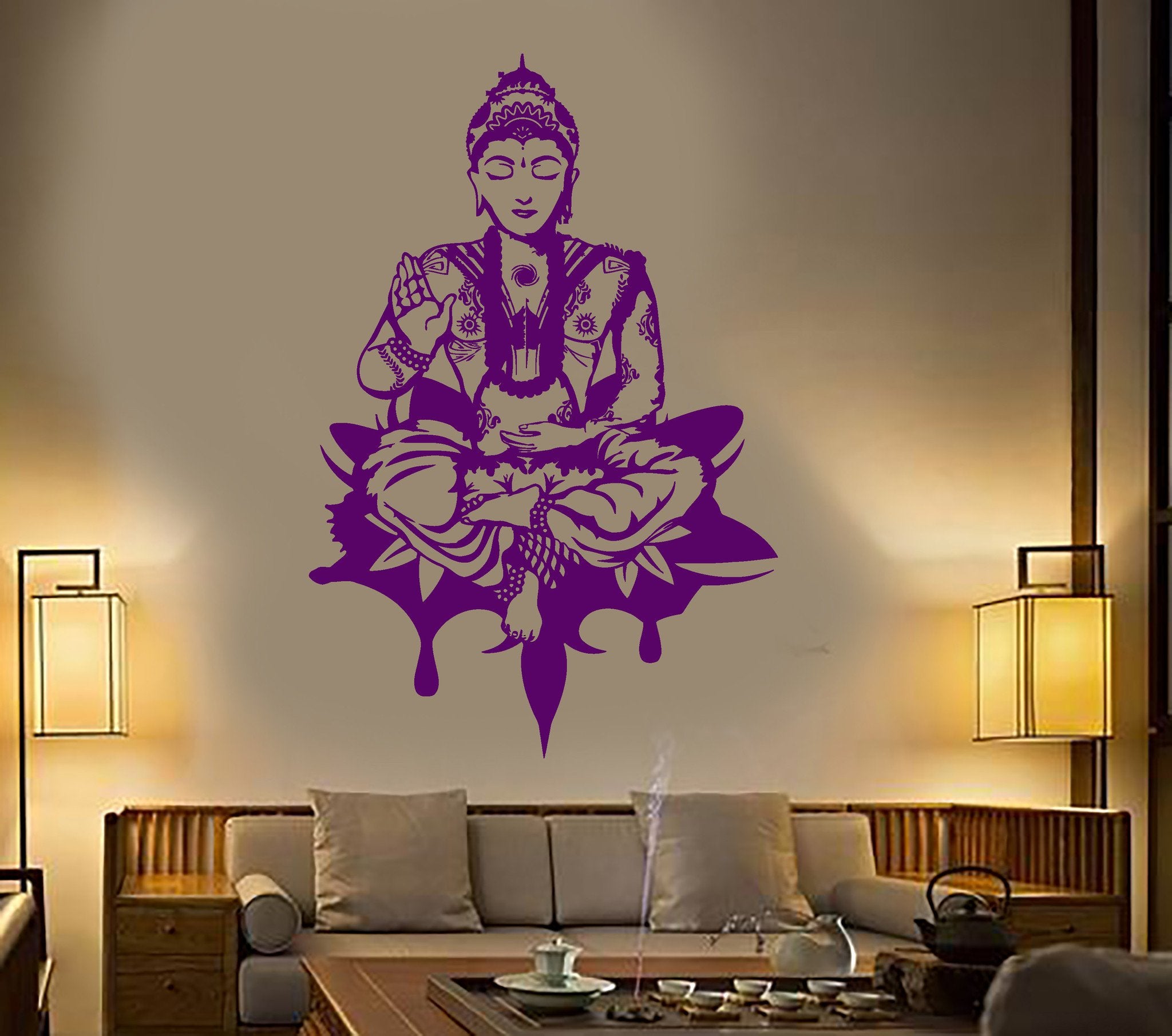 Custom Buddha Stickers And Wall Decals Collection — Wallstickers4you