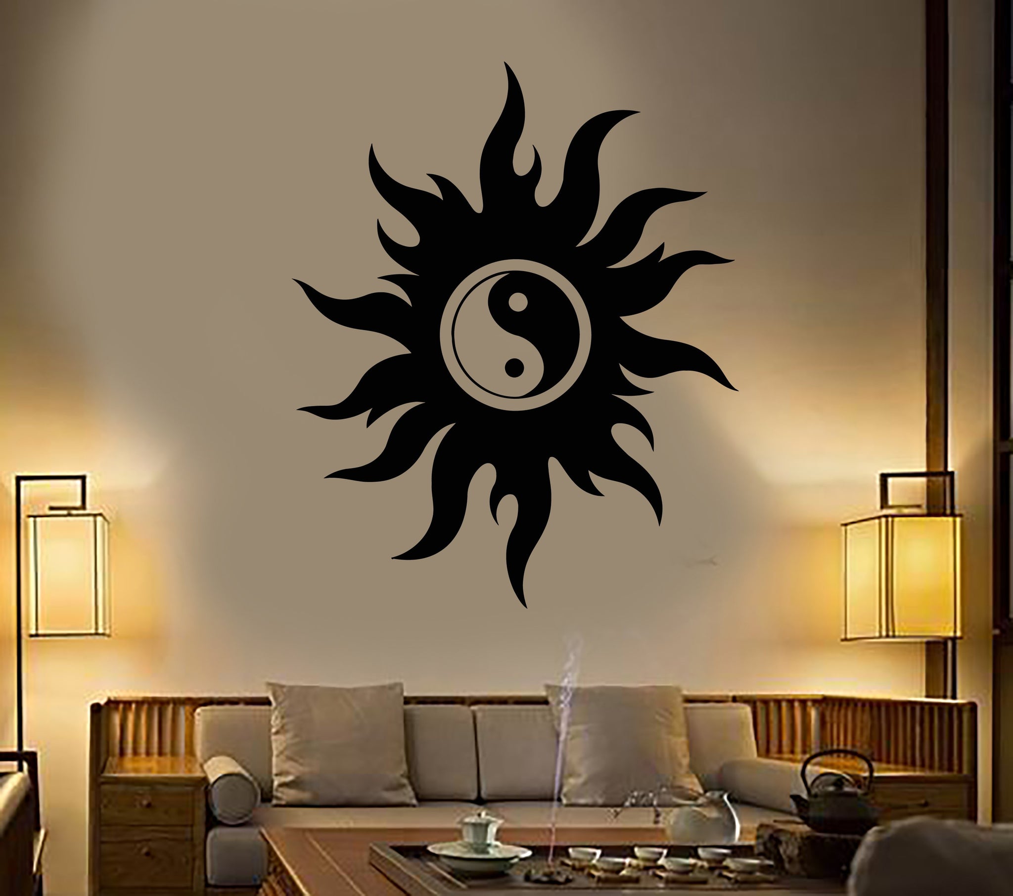 Custom Yin Yang Stickers And Wall Decals Collection — Wallstickers4you