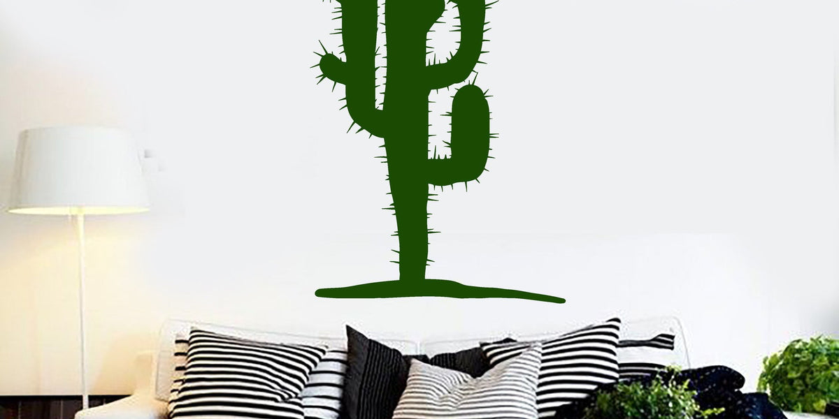 Vinyl Wall Decal Cactus Plant Mexican Decor Stickers Unique Gift (ig41 ...