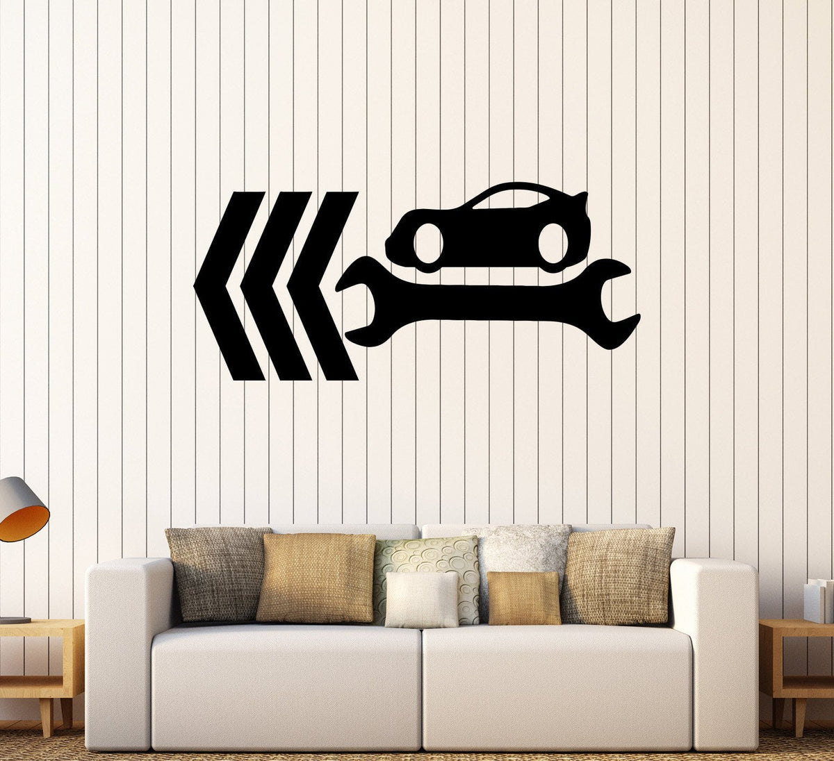 Vinyl Wall Decal Car Service Garage Repair Decor Driver Stickers Uniqu ...