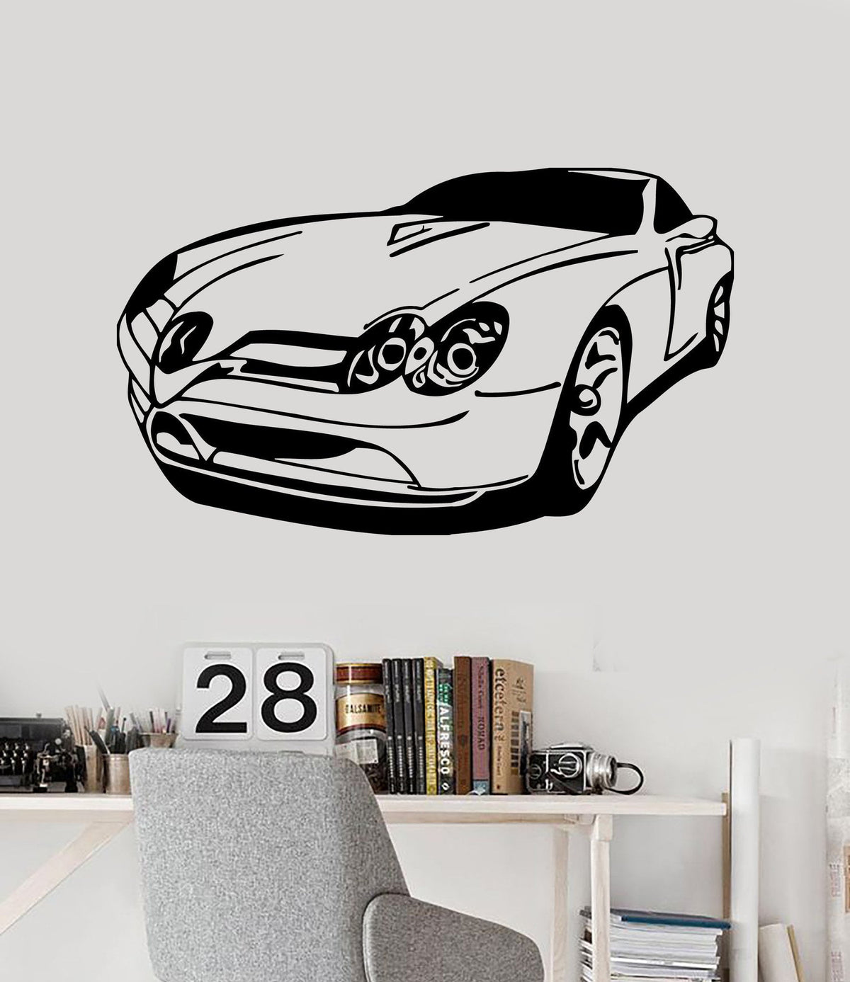 Wall Stickers Vinyl Decal Car Nice Decor Garage Sports Race Unique Gif ...