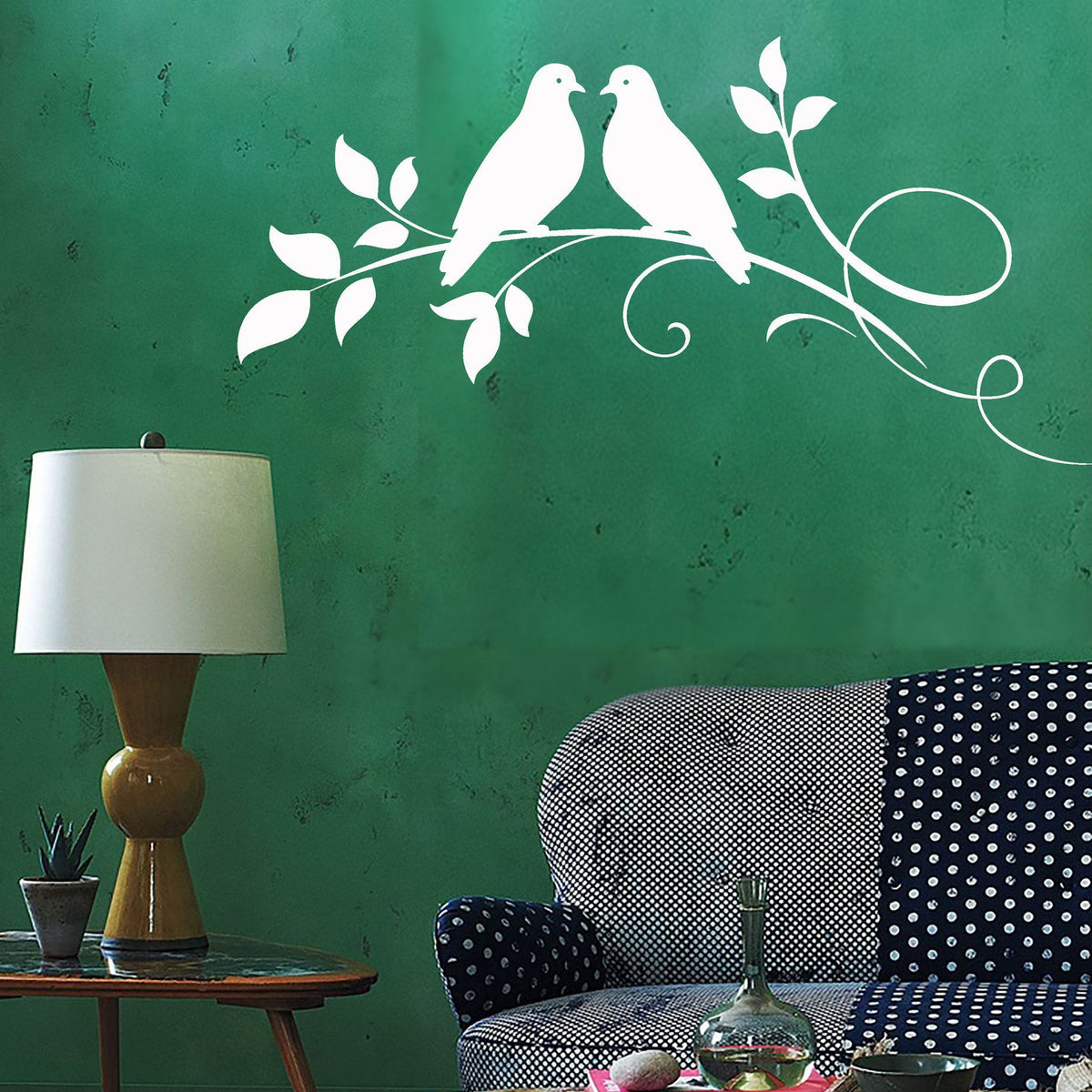 Vinyl Wall Decal Pigeons Birds Room Art Decor Stickers Mural Unique Gi ...