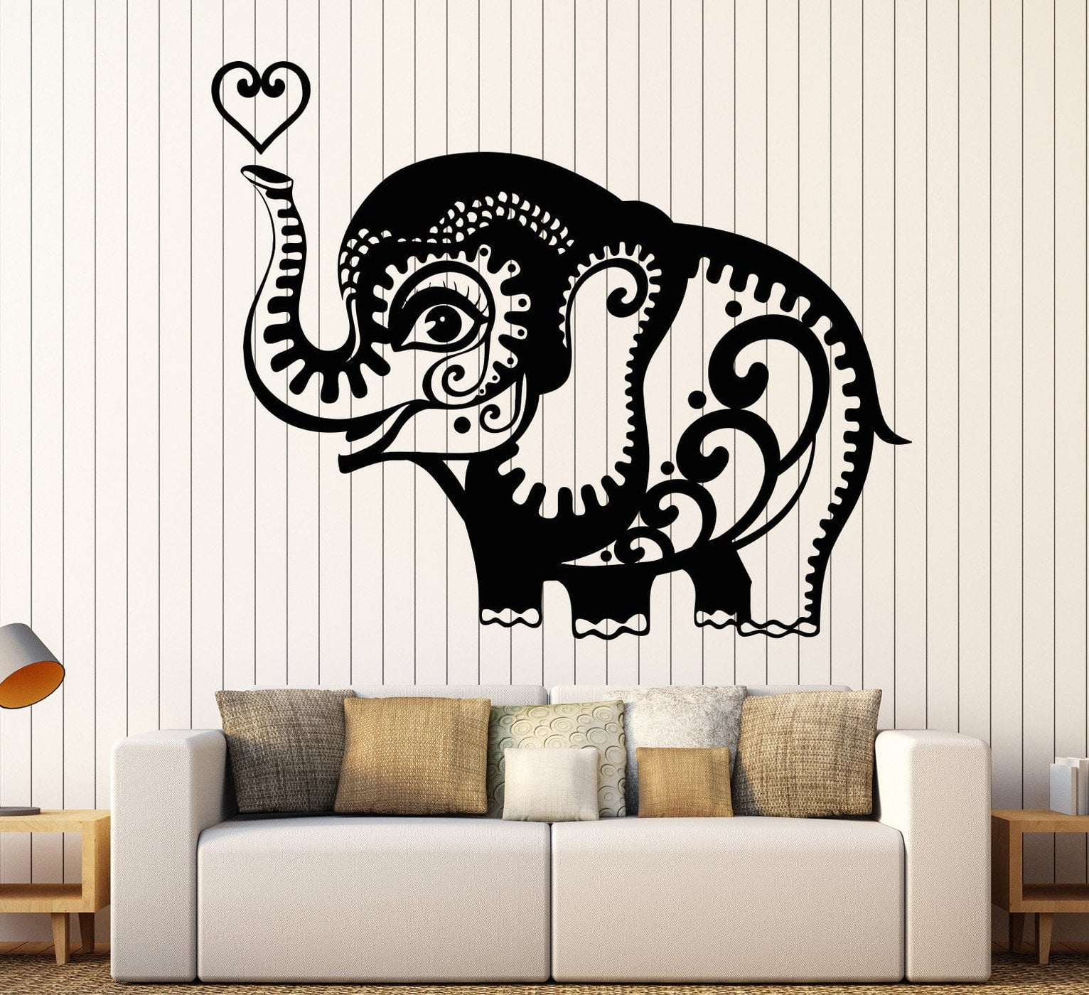 Vinyl Wall Decal Little Elephant African Animals Nursery Stickers Uniq ...