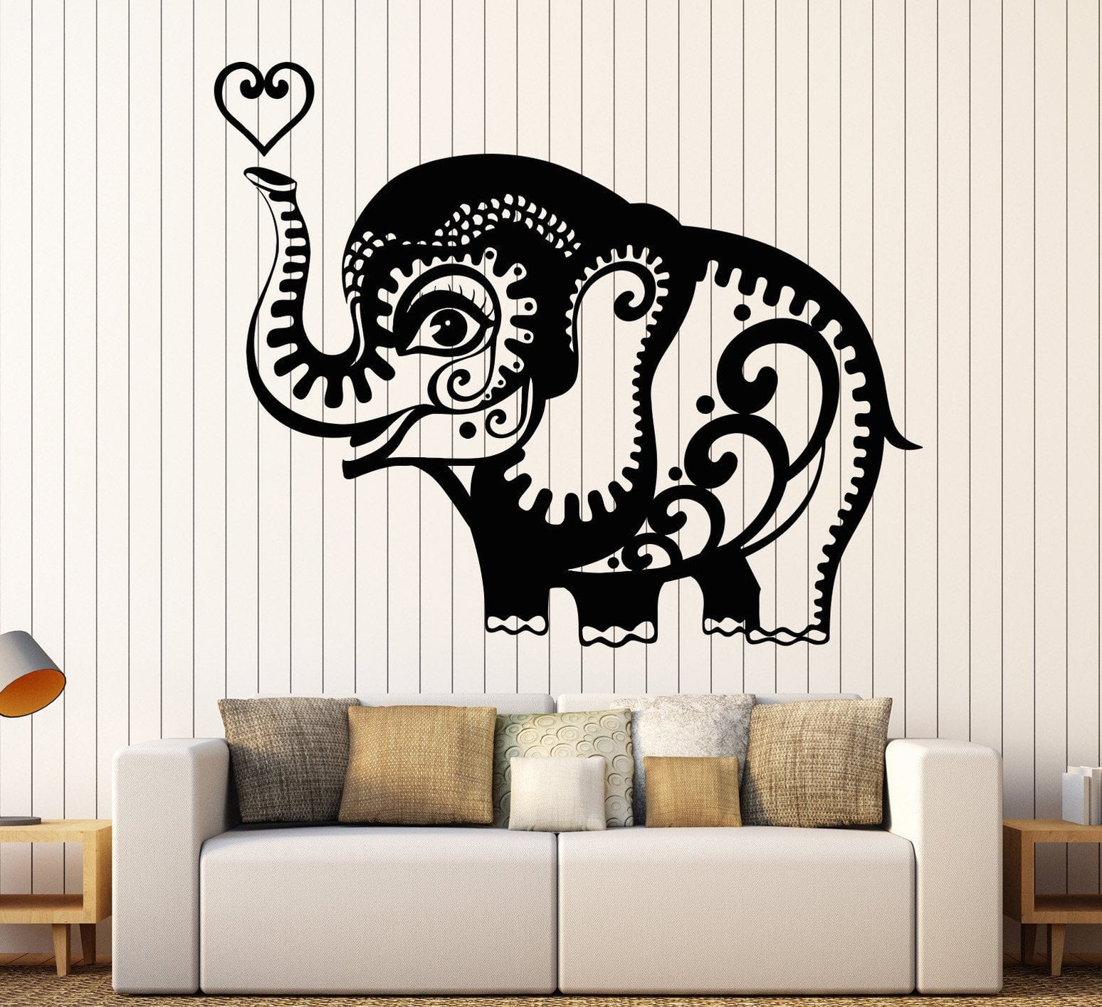 Vinyl Wall Decal Little Elephant African Animals Nursery Stickers Uniq ...
