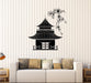 Vinyl Wall Stickers Pagoda Japan Japanese Sakura Asian Art Decal Uniqu ...