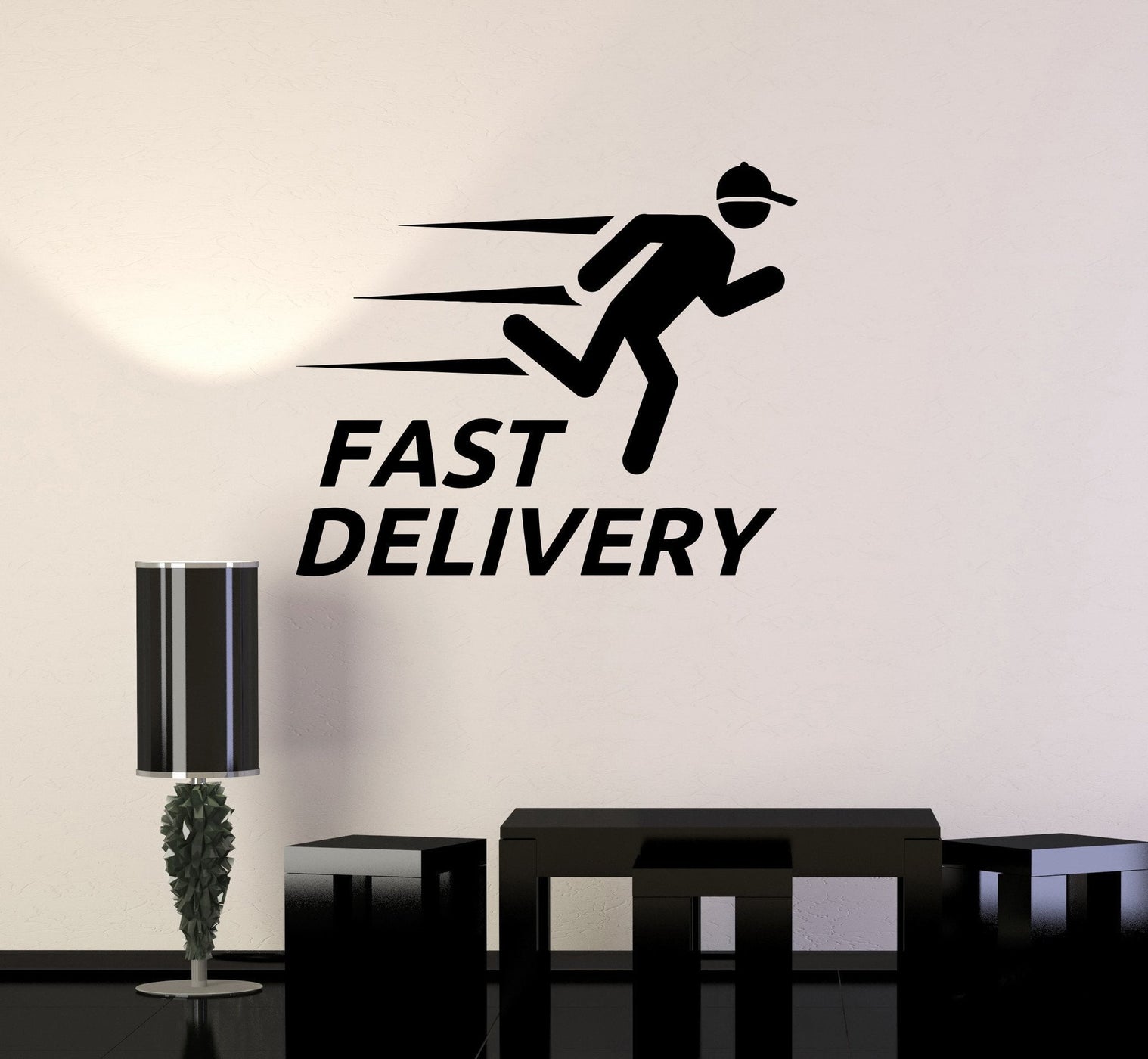 Vinyl Wall Decal Fast Delivery Service Business Store Shop Stickers Un ...