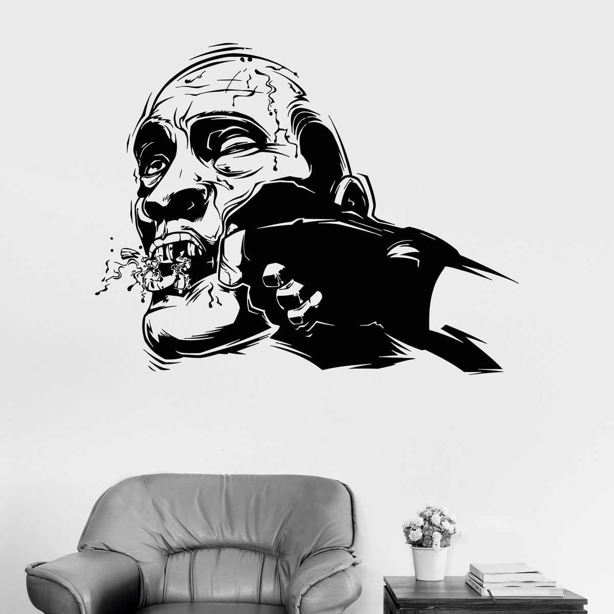 Vinyl Wall Decal Fighter Knockout Martial Arts MMA Fight Stickers Uniq ...