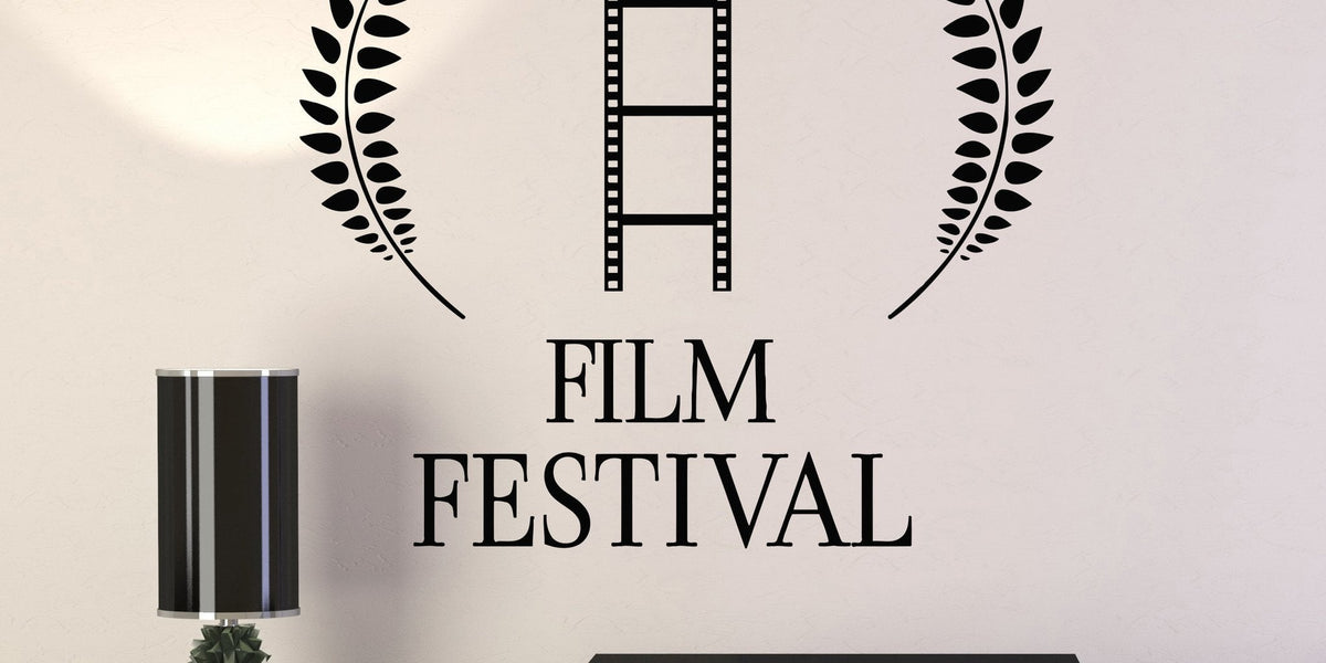Vinyl Wall Decal Film Festival Cinema Movie Stickers Mural Unique Gift ...