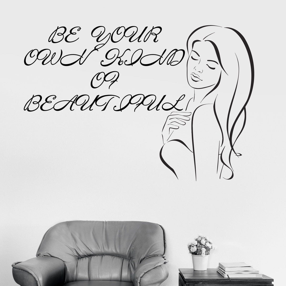 Vinyl Wall Decal Beauty Salon Woman Fashion Style Girl Room Stickers U ...