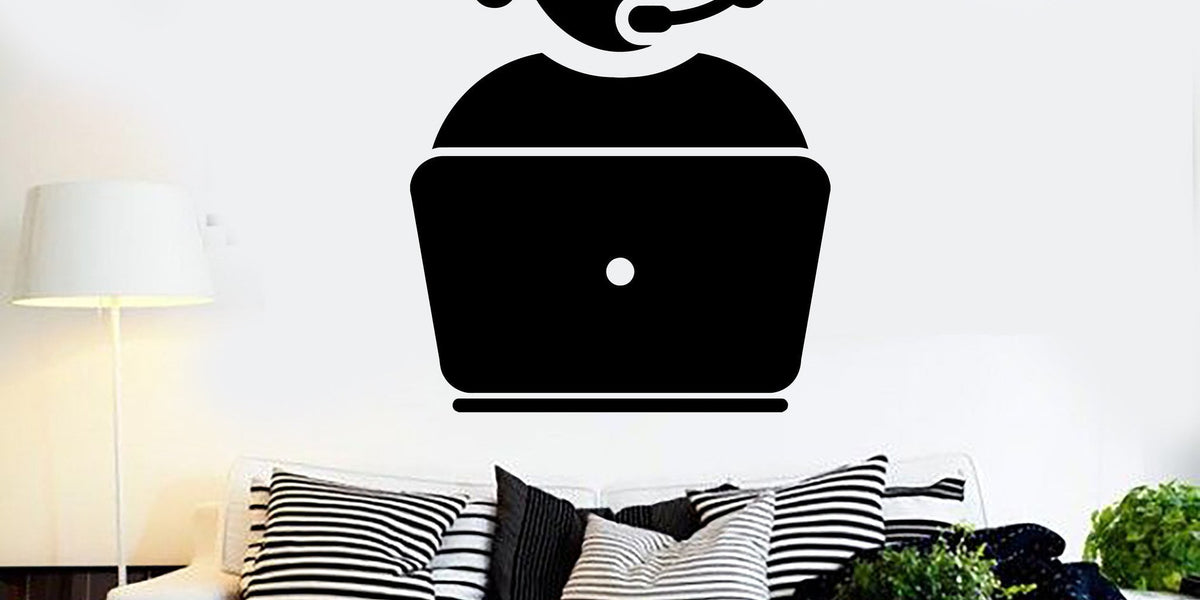 Vinyl Wall Decal Gamer Laptop Video Computer Game Stickers Unique Gift ...