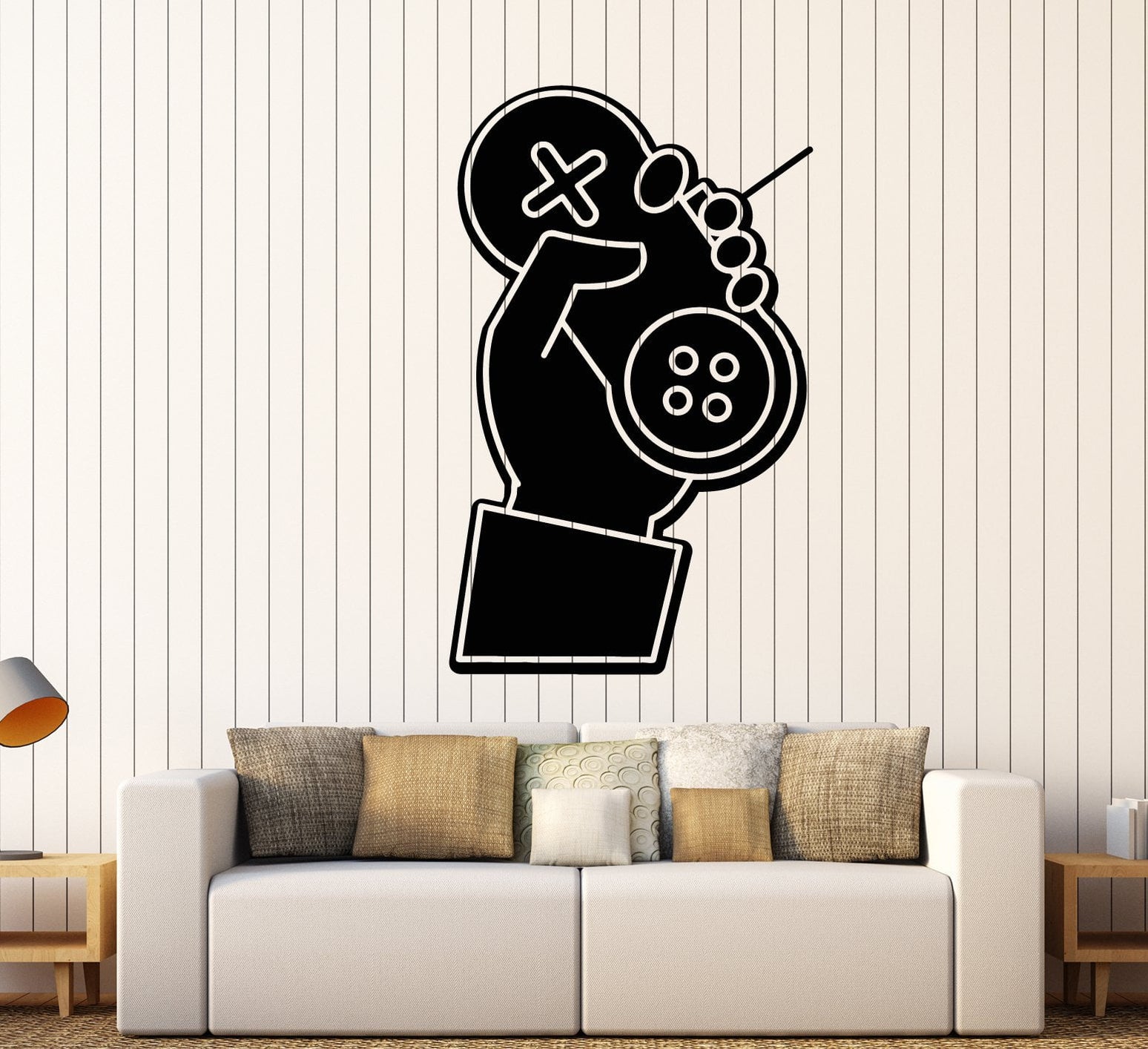 Vinyl Wall Decal Gamer Hand Joystick Console Video Game Stickers (2565 ...