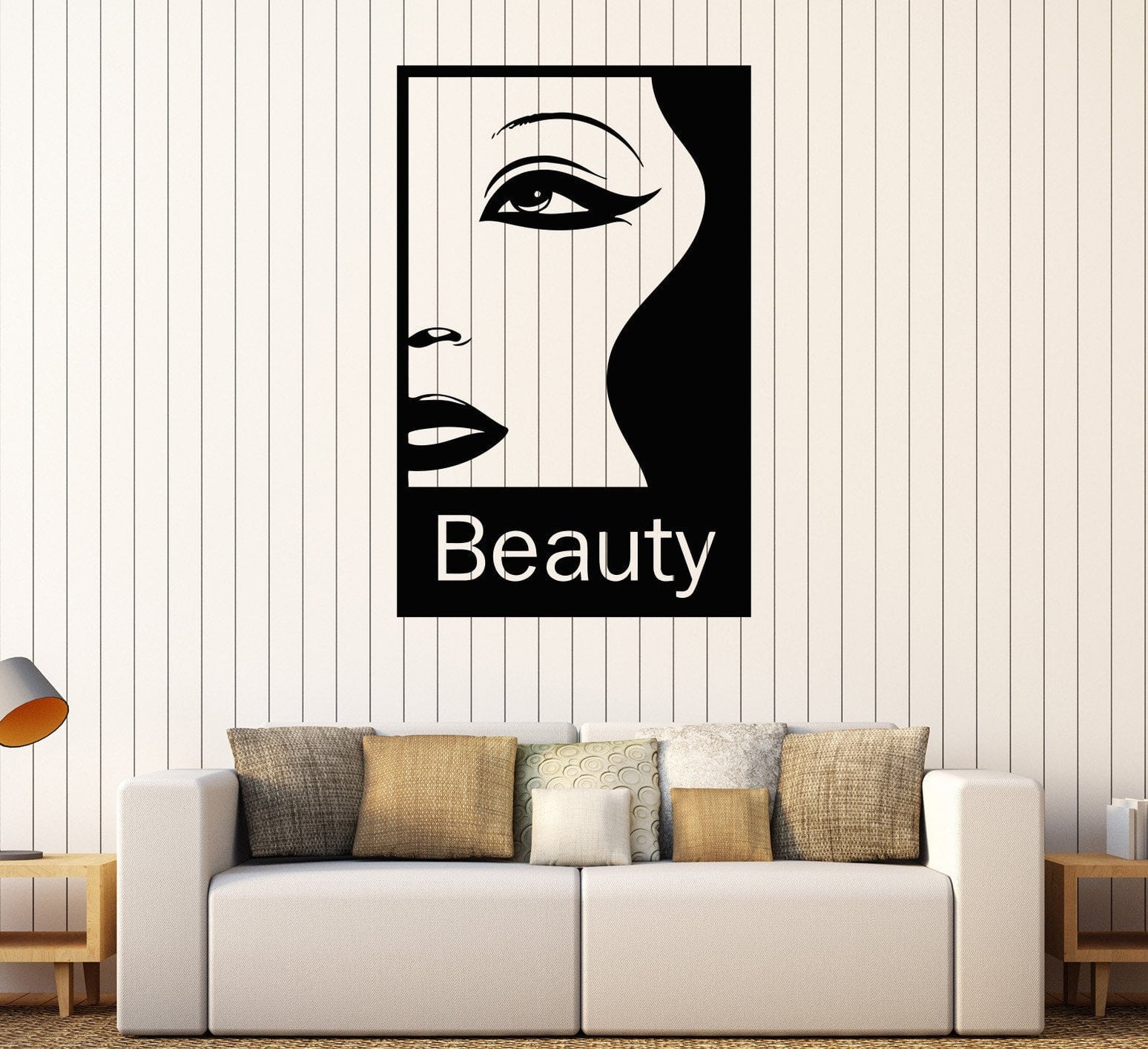 Vinyl Wall Decal Beauty Hair Salon Woman Fashion Style Girl Stickers U ...