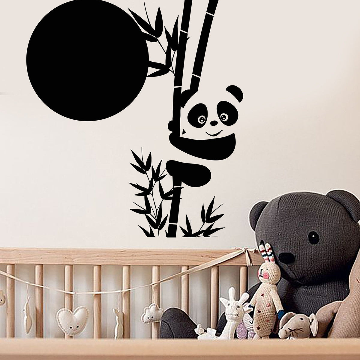 Vinyl Wall Decal Panda Bamboo Cute Animal Asian Stickers Unique Gift ...
