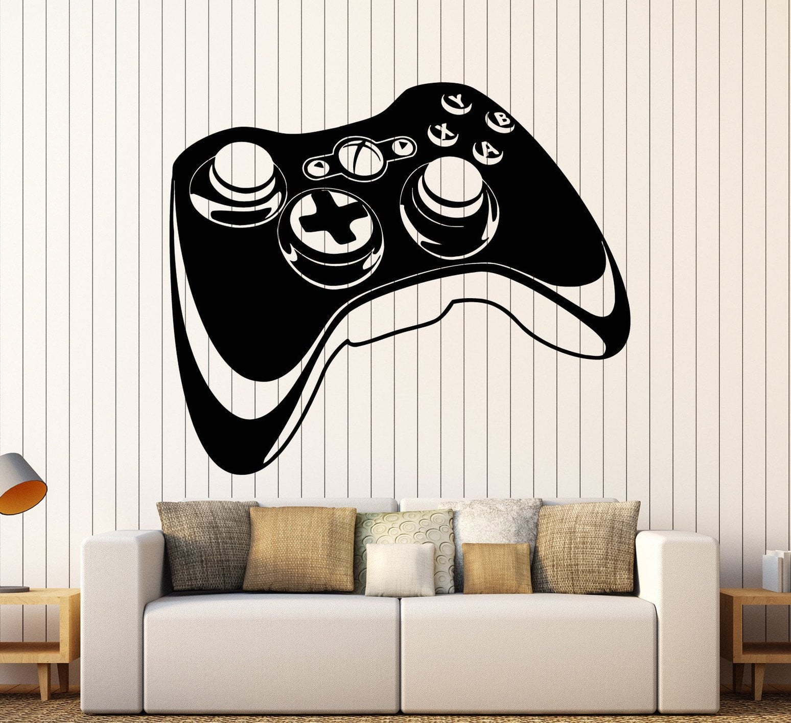 Vinyl Wall Decal Joystick Video Games Gift for Teen Gaming Stickers Un ...