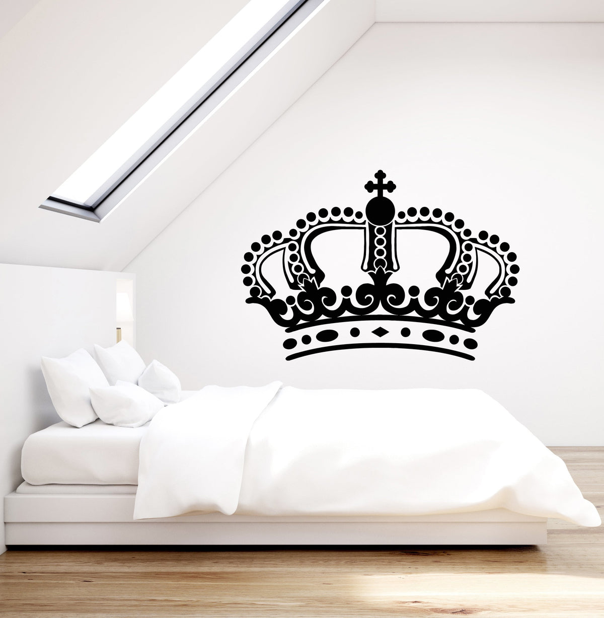 Vinyl Wall Decal Royal Crown For King Queen Stickers (3002ig ...