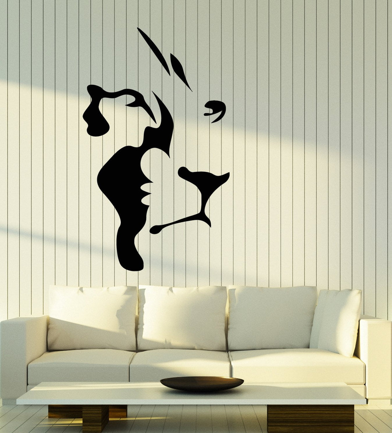 Vinyl Wall Decal Abstract Lion Head African Animal Predator Stickers ...