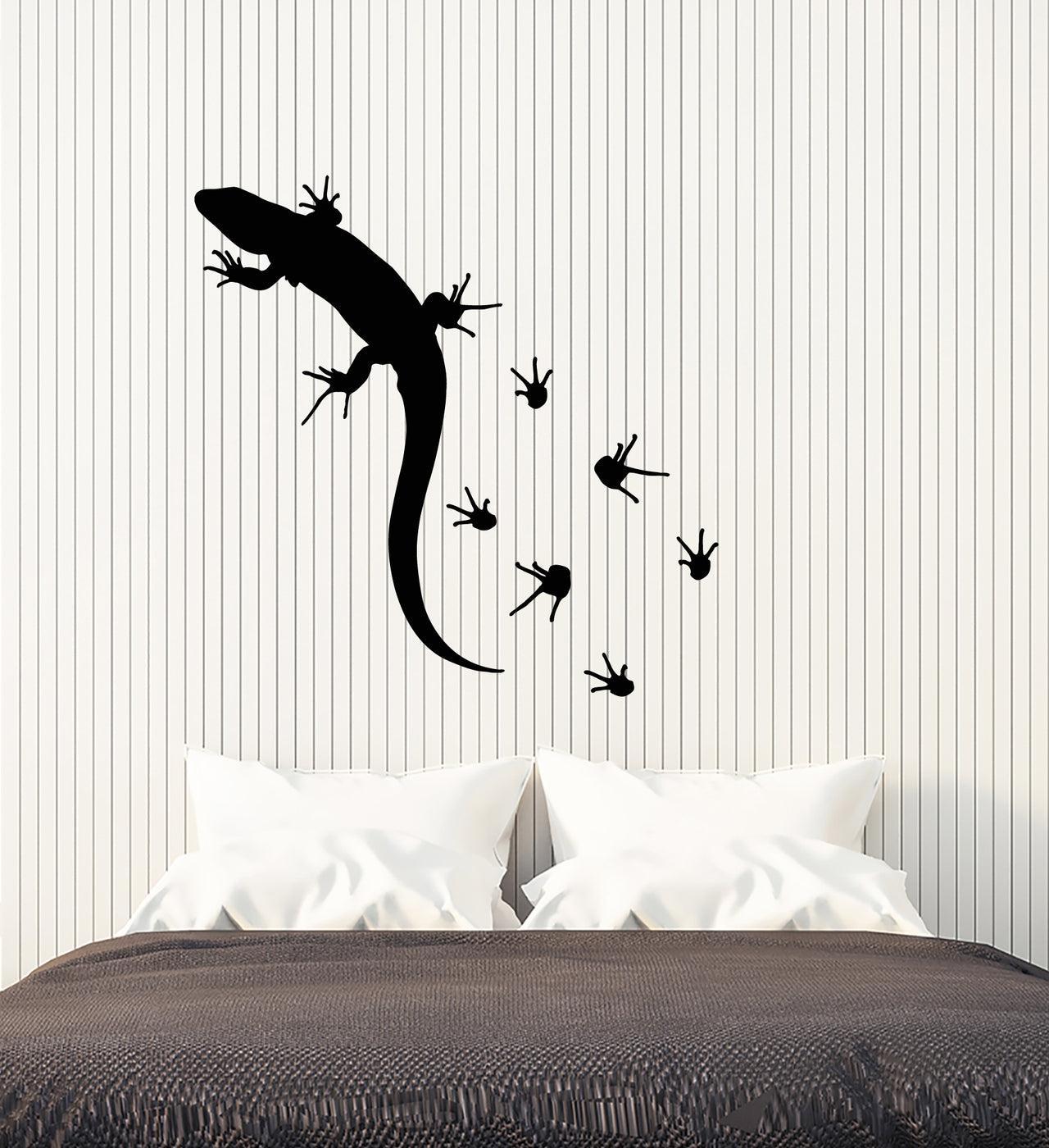 Vinyl Wall Decal Lizard Exotic Animal Traces Stickers (3489ig ...