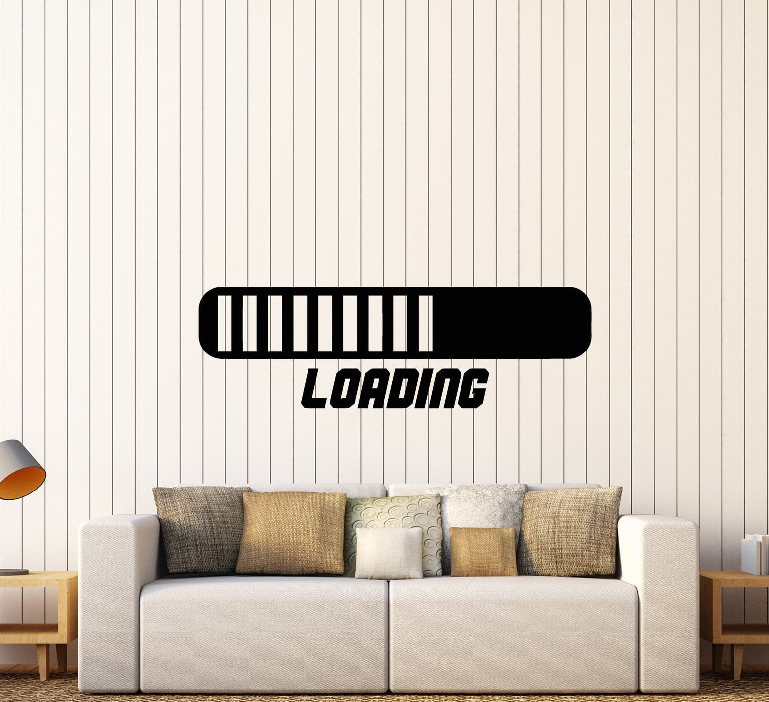 Vinyl Wall Decal Loading Video Game Gamer Room Stickers (3077ig ...