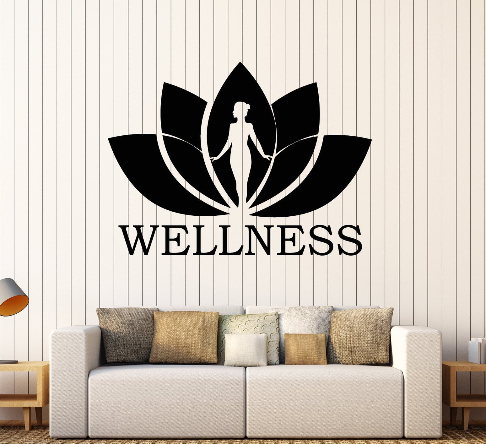 Vinyl Wall Decal Lotus Flower Beauty Health SPA Studio Stickers (2402i ...