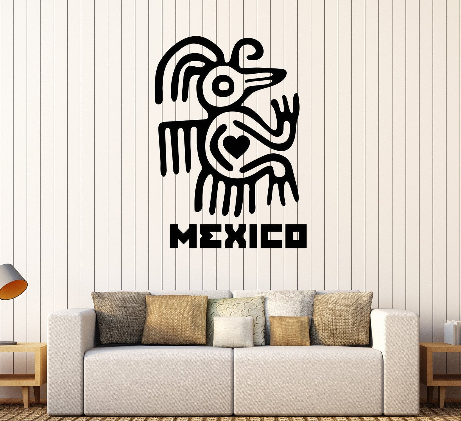 Vinyl Wall Decal Mexico Latin America Maya Aztec Ancient Figure Sticke ...