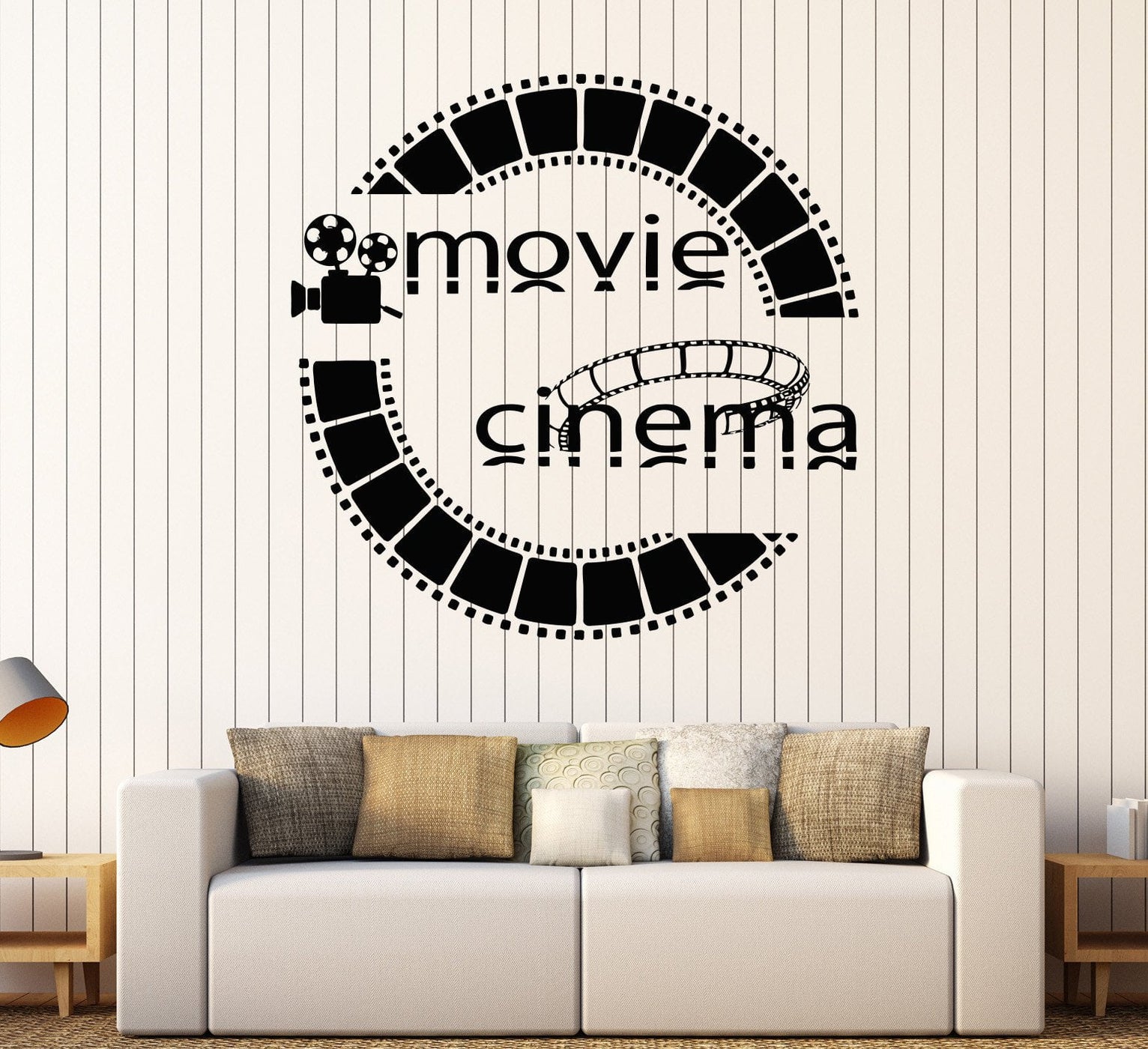 Vinyl Wall Decal Film Cinema Movie Cinemaddict Stickers Mural Unique G ...