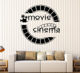 Vinyl Wall Decal Film Cinema Movie Cinemaddict Stickers Mural Unique G ...