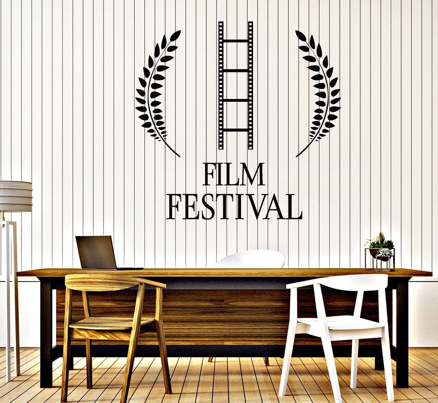 Vinyl Wall Decal Film Festival Cinema Movie Stickers Mural Unique Gift ...